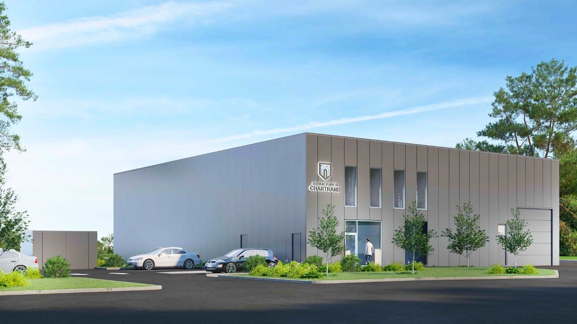 Structure Chartrand - Construction d'une nouvelle usine de fabrication de structures d'acier ...